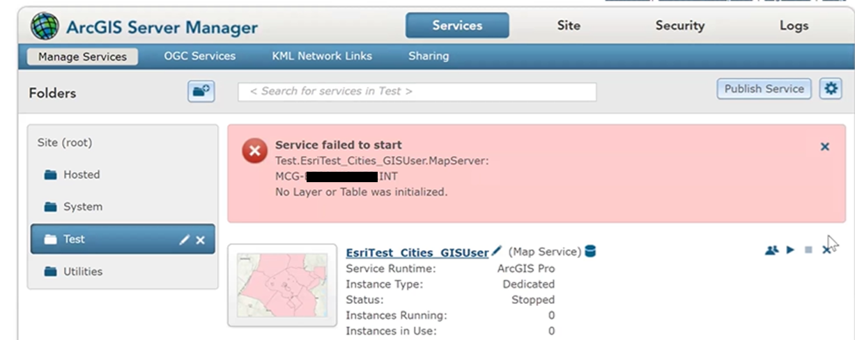 Update ArcGIS Server Services after SQL Server Ins... - Esri Community