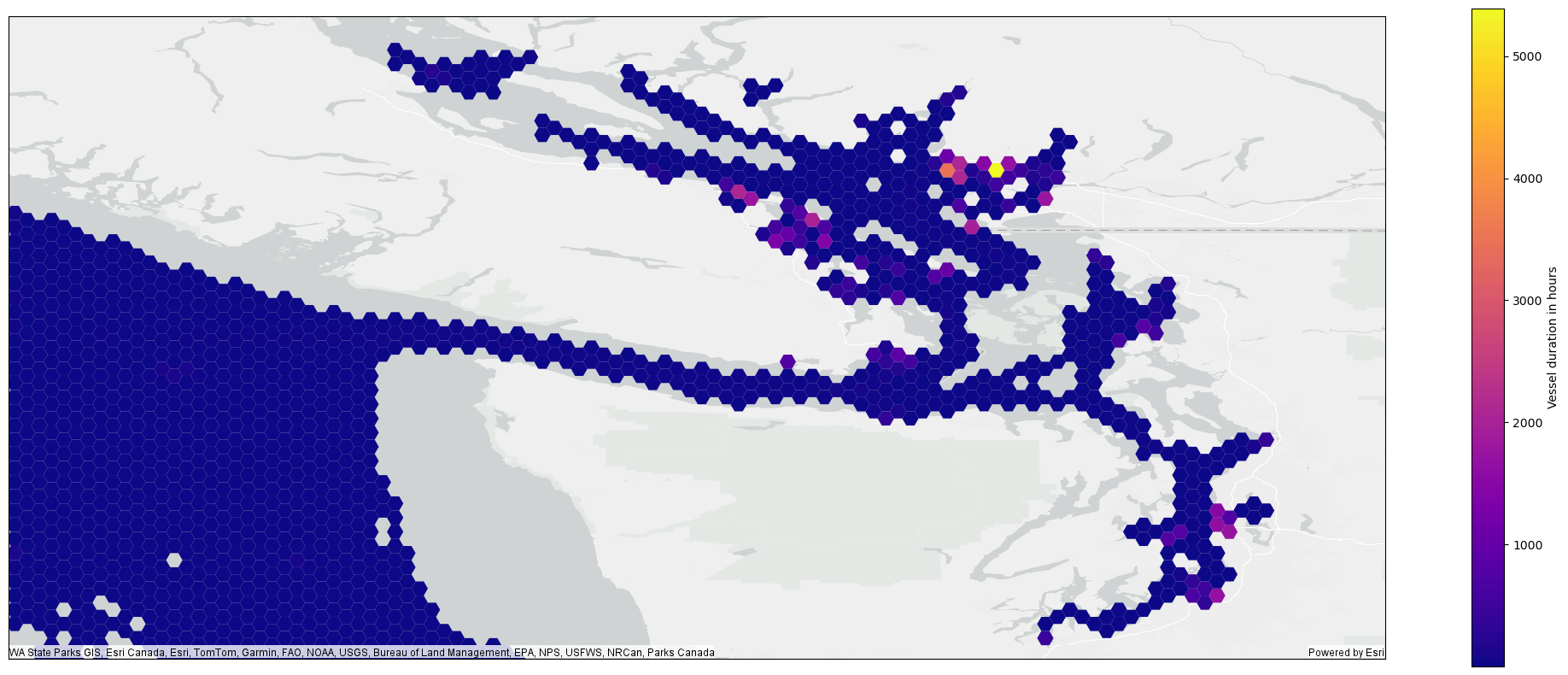 Calculating vessel density and speed using the new... - Esri Community