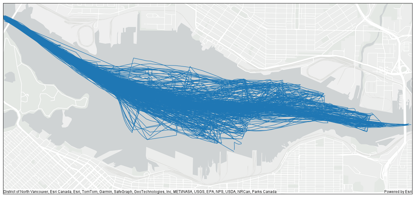 Calculating vessel density and speed using the new... - Esri Community