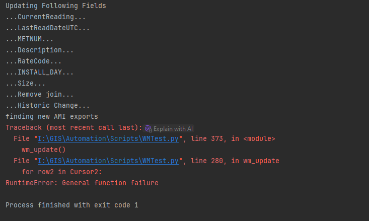General Function Failure With Cursor in Python Scr... - Page 2 - Esri ...
