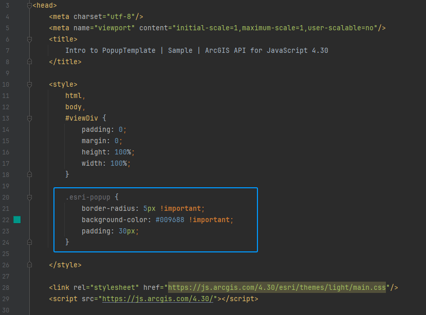 Solved: How to Modify Popup CSS - Esri Community