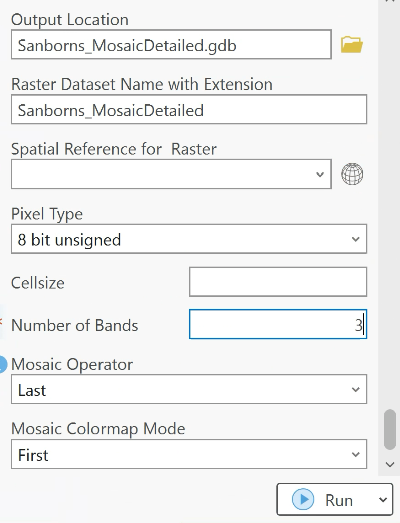 Solved: Creating a Mosaic of Clipped Rasters - Esri Community
