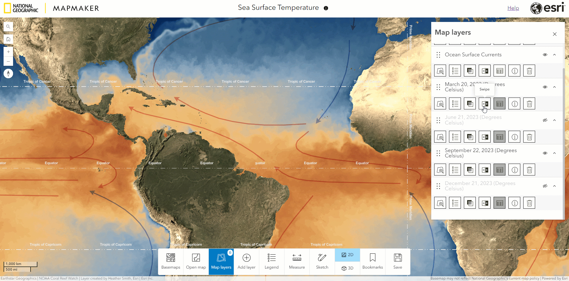 Oceans of data in National Geographic MapMaker - Esri Community