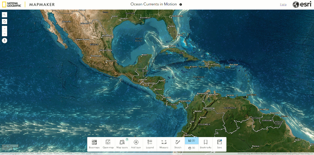 Oceans of data in National Geographic MapMaker - Esri Community