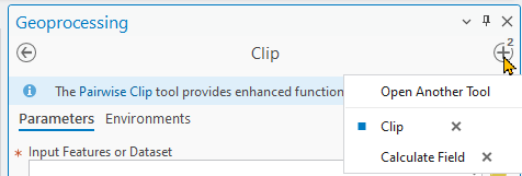 Geoprocessing Tab Back-Button UX Improvement - Esri Community