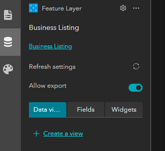 Solved: List widget "export to .csv" option overrides laye... - Esri Community