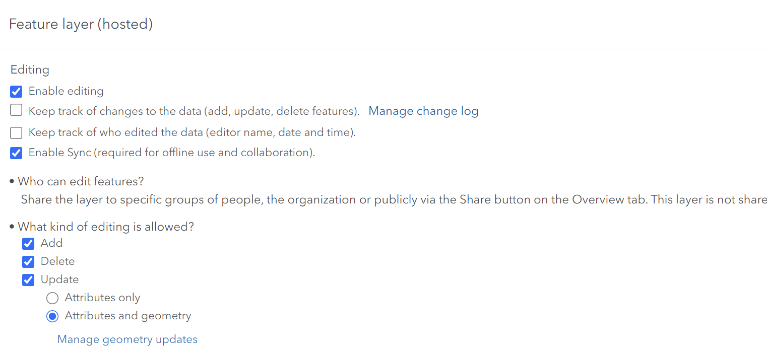 Solved: "Update Features" Unavailable - Esri Community