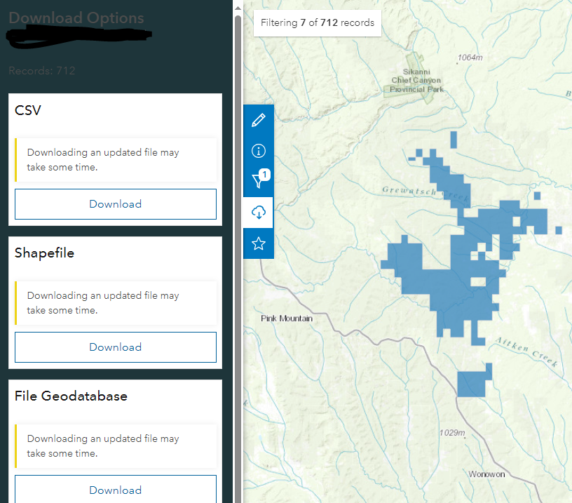 Solved: Filtered Downloads Not Working - Esri Community