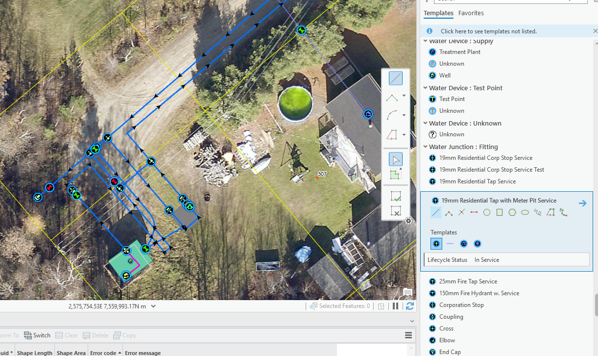 Water Utility Network Editing Tools in ArcGIS Pro ... - Esri Community