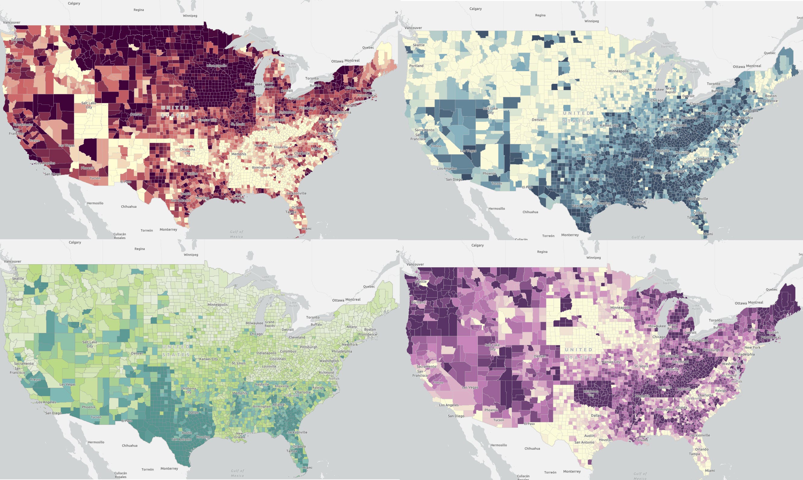 7 New CDC PLACES Health Indicator Maps - Esri Community
