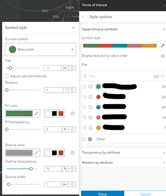 Adjust size automatically - Point Symbol - in Map ... - Esri Community