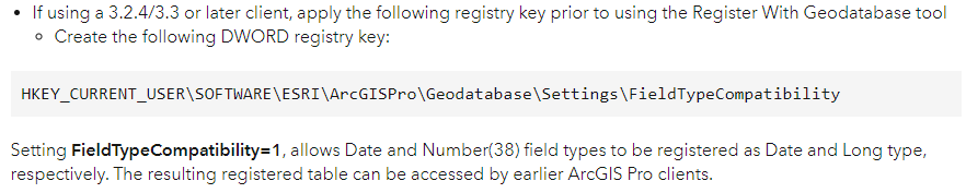 Error while trying to Register With Geodatabase - Esri Community