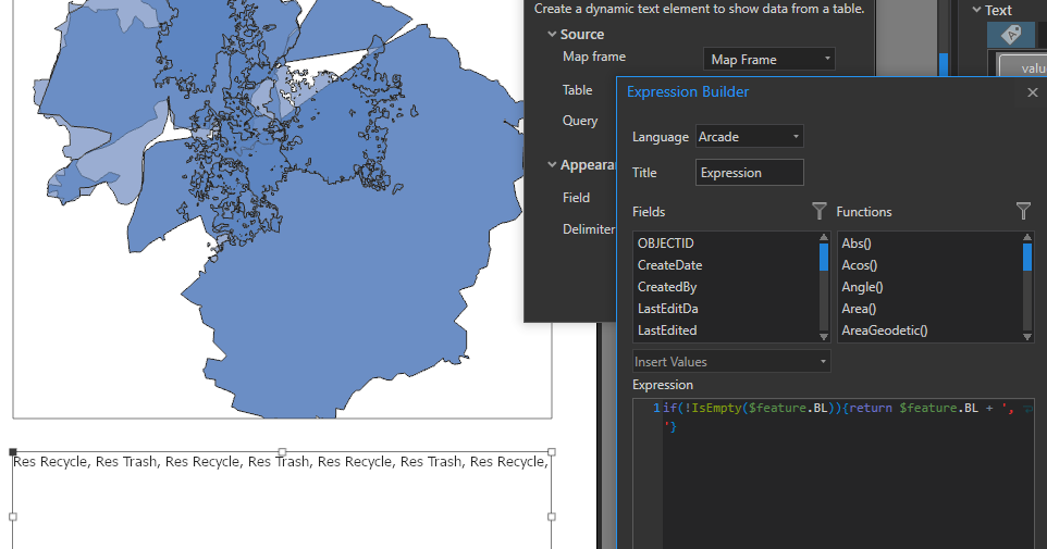 Solved: Removing blank values via Arcade Expression - Esri Community