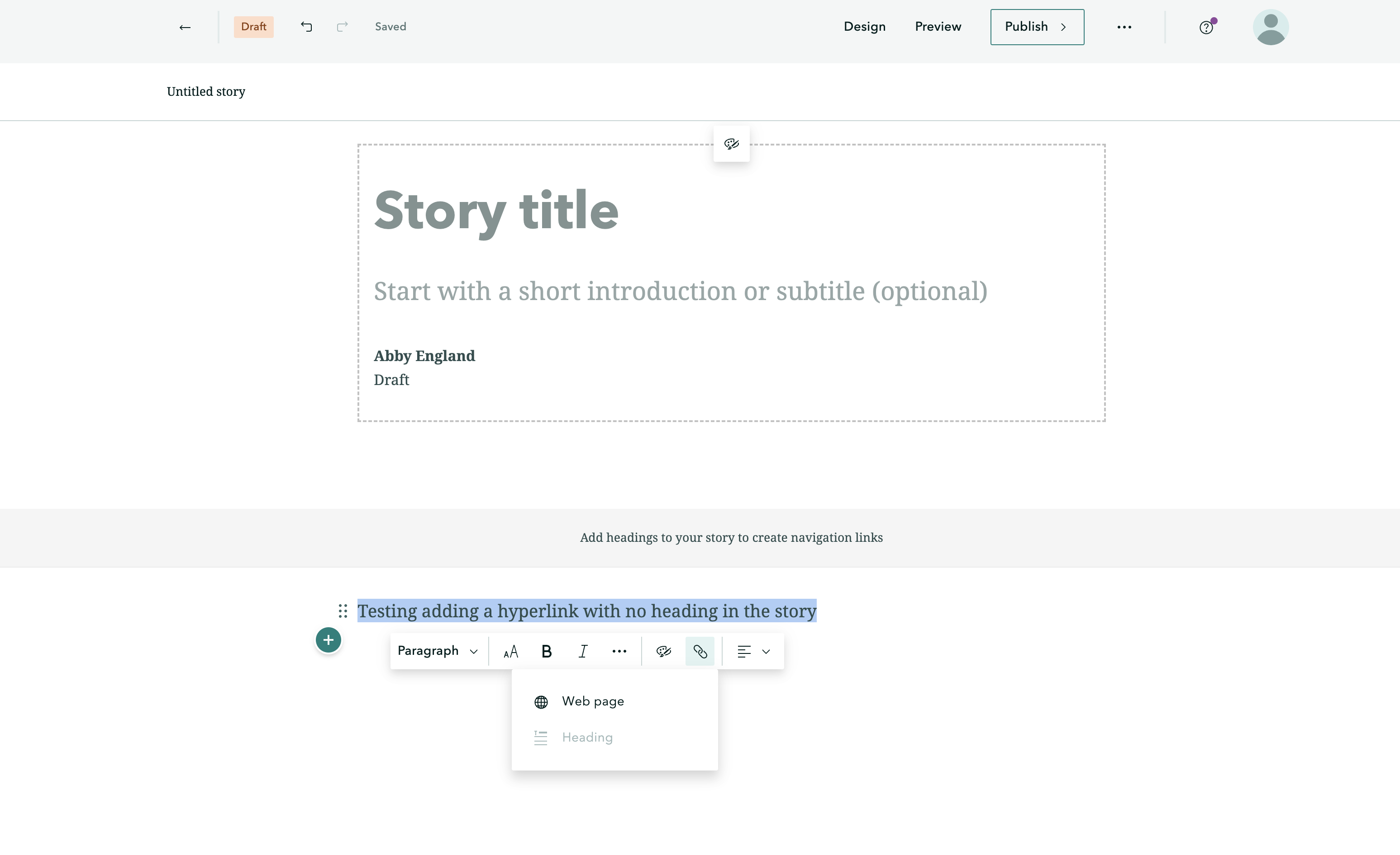 Solved: Arcgis StoryMaps, link bookmark to button - Esri Community