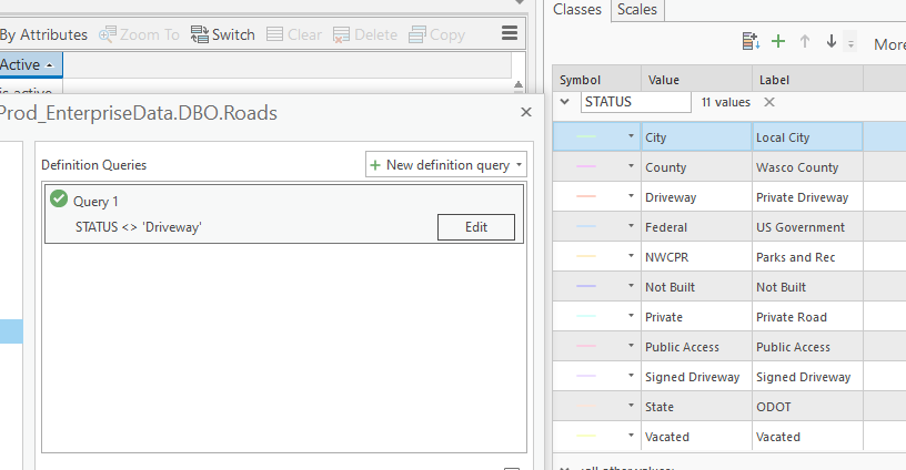 Solved: Definition query and symbology - Esri Community