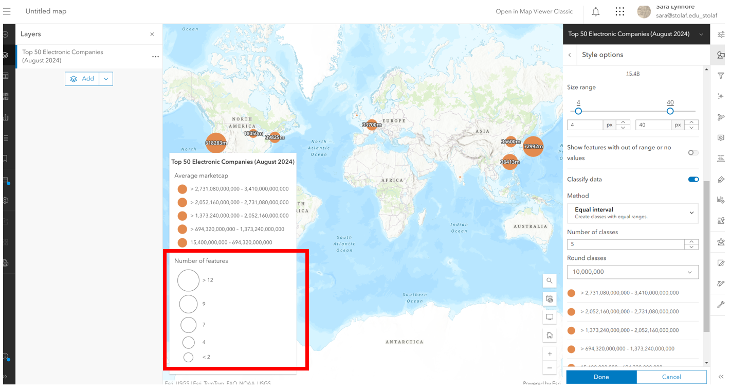 How to remove the "Number of features" legend item... - Esri Community