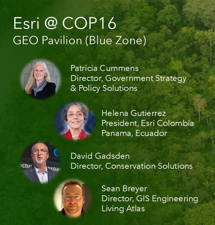 Esri Attending COP16! - Esri Community