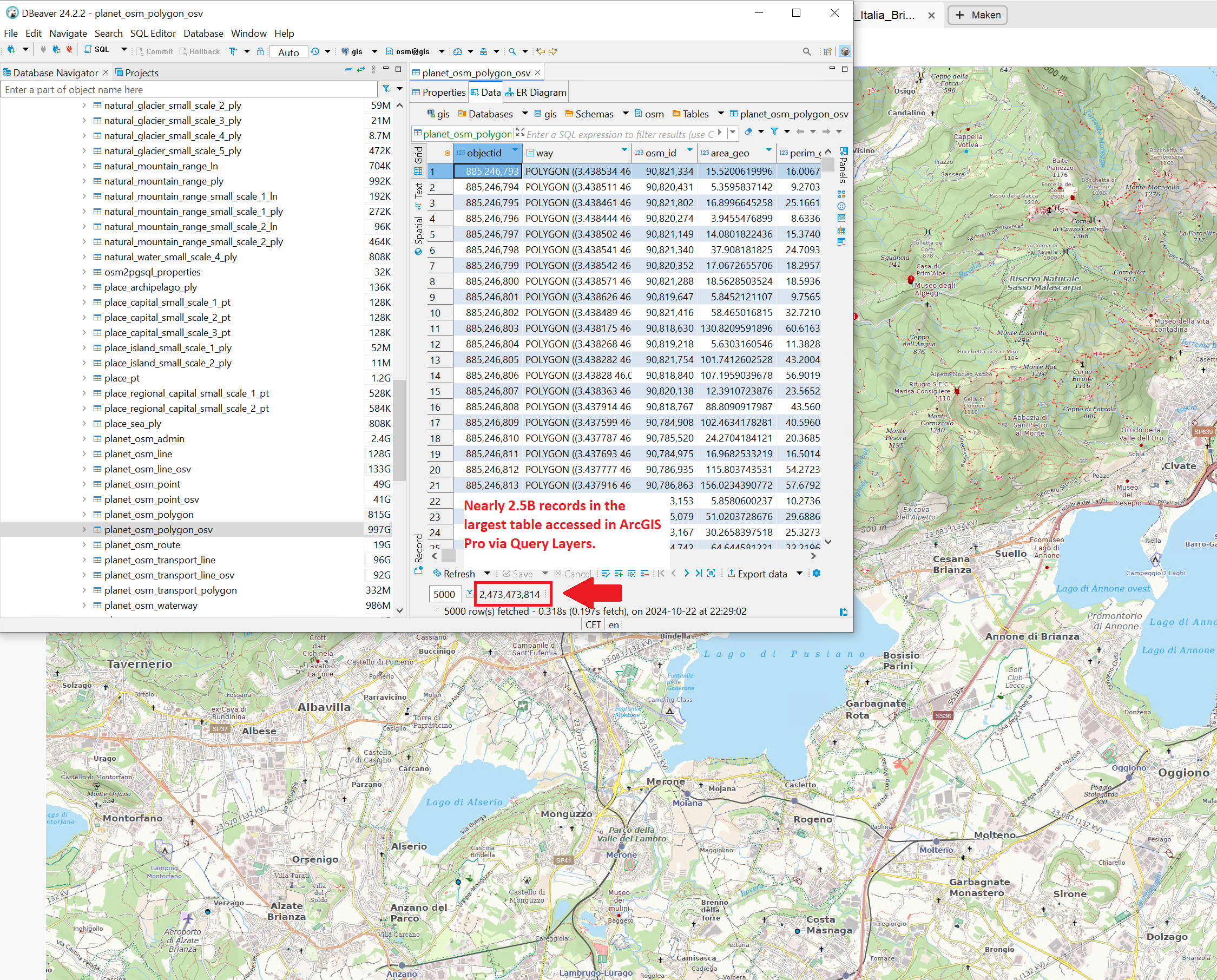 Solved: Will ArcGIS Pro load a table with 860 million reco... - Esri ...