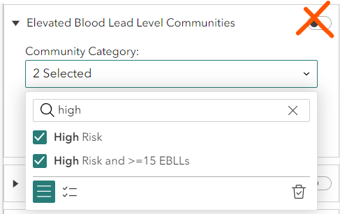 AGOL Filter widget - inbuilt search causing dropdo... - Esri Community