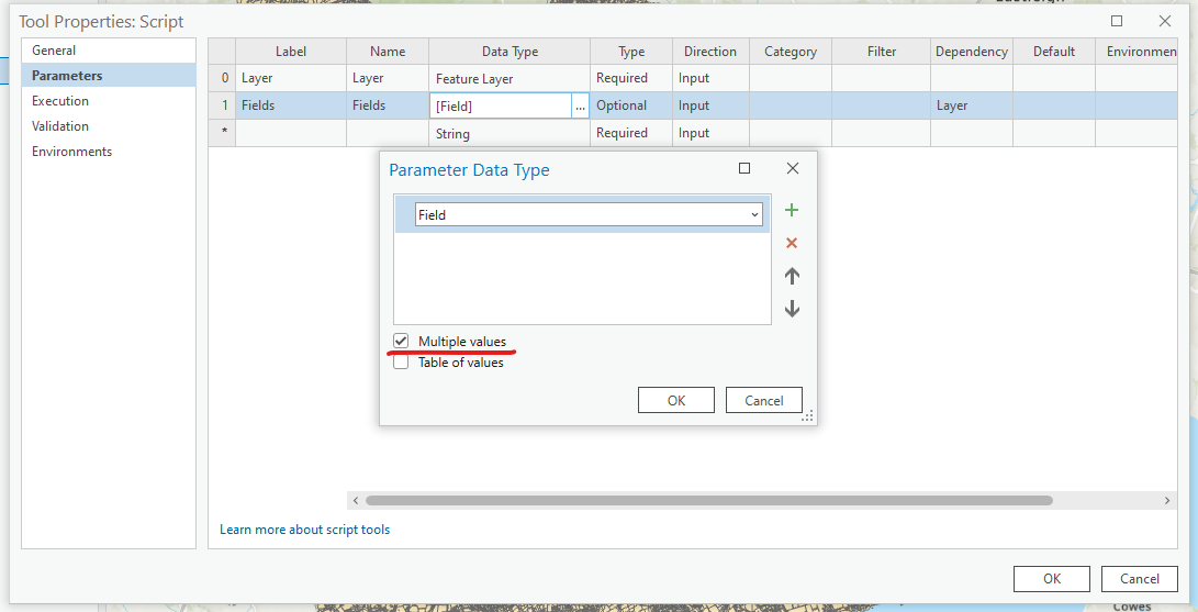 Create a predefined list in script tool parameter ... - Esri Community