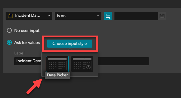 Solved Filter Widget For Attribute With Datetime Field Esri Community