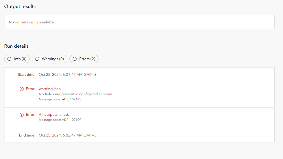 Solved: How to handle a case where there are no fields pre... - Esri Community