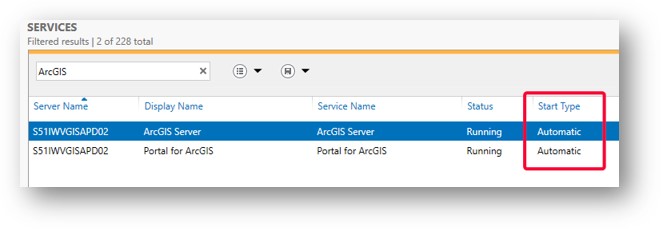 Solved: ArcGIS Server service "start type" for 11.3 - Esri Community