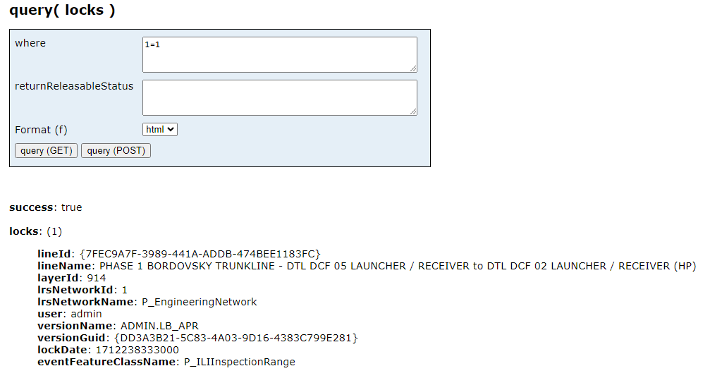 Solved: Acquire locks LRS REST API query unclear documenta... - Esri Community