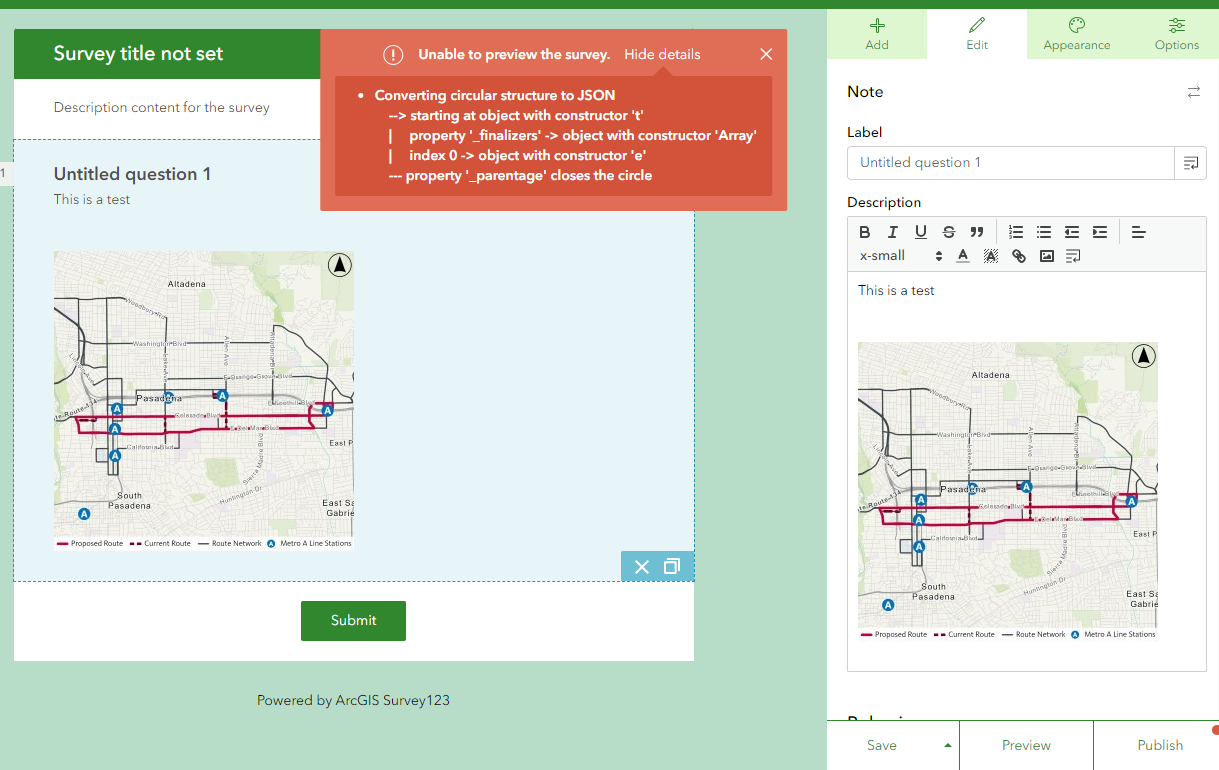 Error When Loading Preview with Image in Note - Esri Community