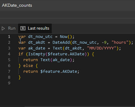 Solved: Arcade date expression issue not working with Quic... - Esri Community