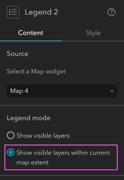 Filter the legend by the Map Extent - Esri Community