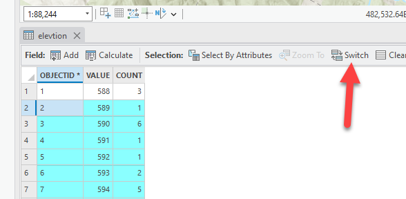 Inverse selection in attribute table - Esri Community