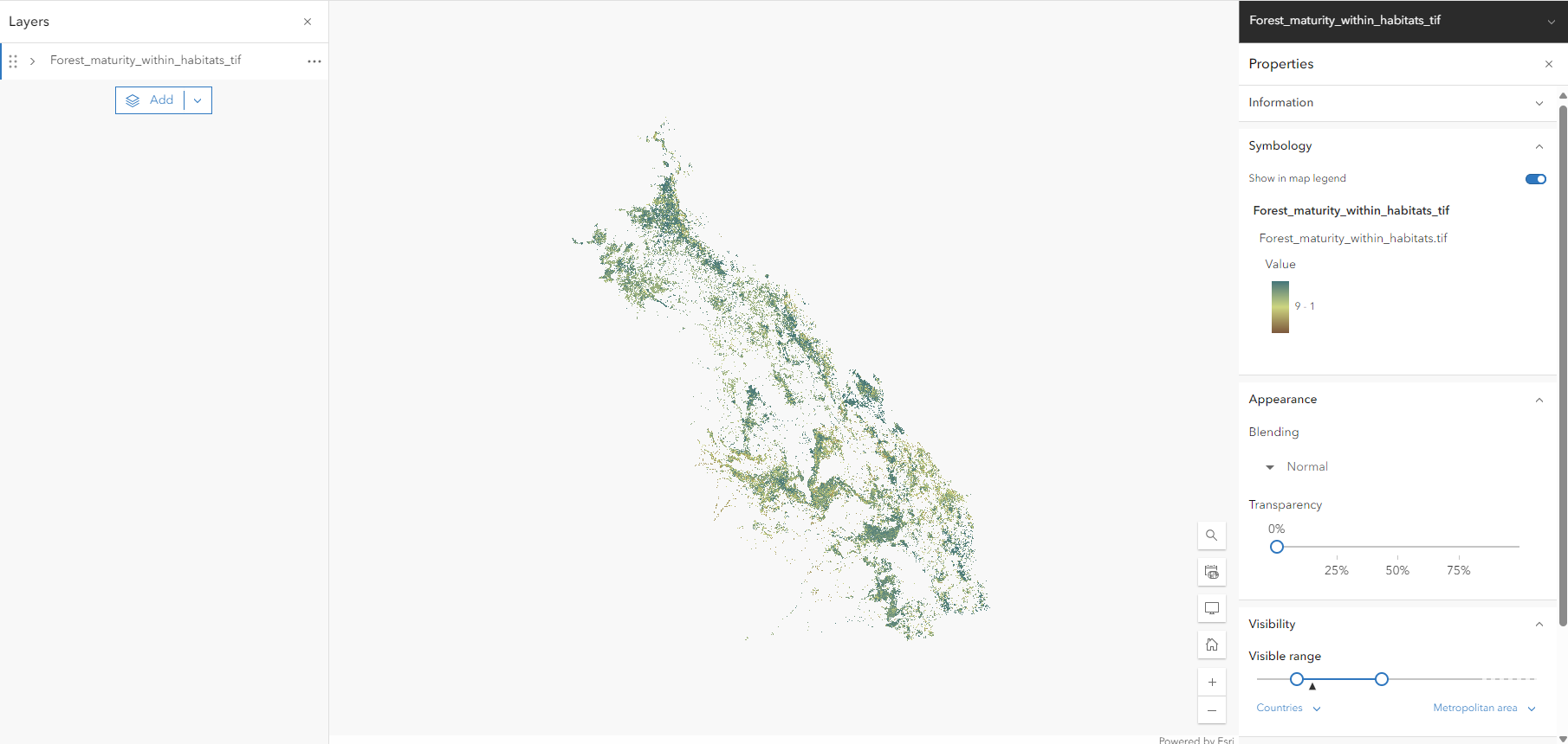 TIF raster to Map Image Layer - Esri Community