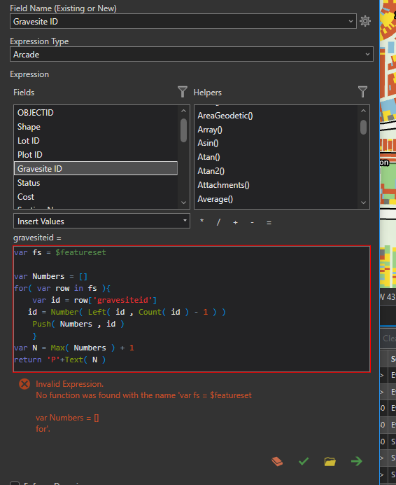 Arcade - generating unique IDs for new and existin... - Esri Community