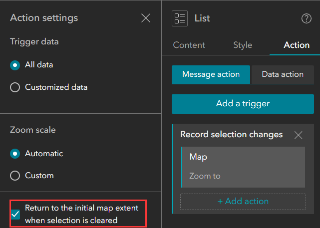 Solved Can The List Widget Return To Default Extent When Page 2