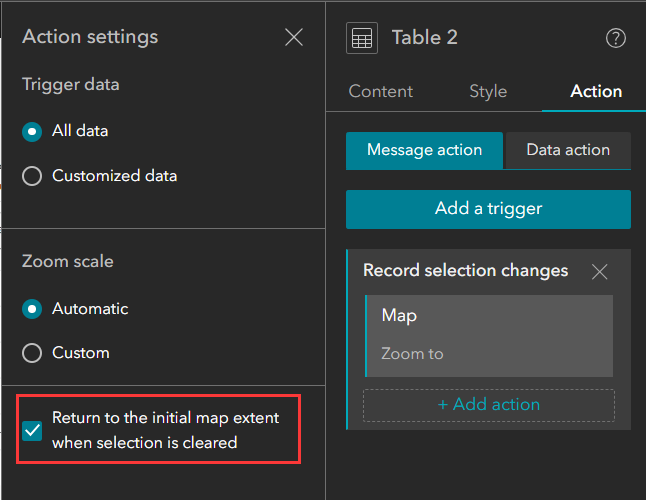 List Widget - Zoom user to default extent when sel... - Esri Community