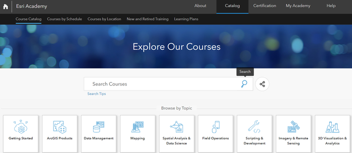 My Esri - ArcGIS Online - Esri Academy - Esri Community