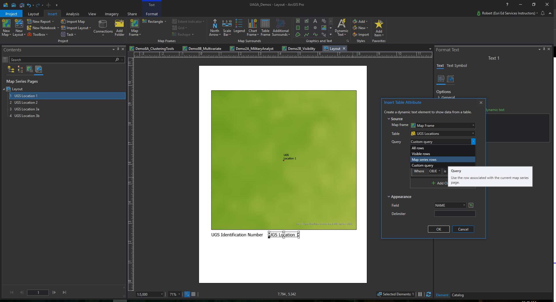 Distinct Dynamic text from attribute? - Esri Community