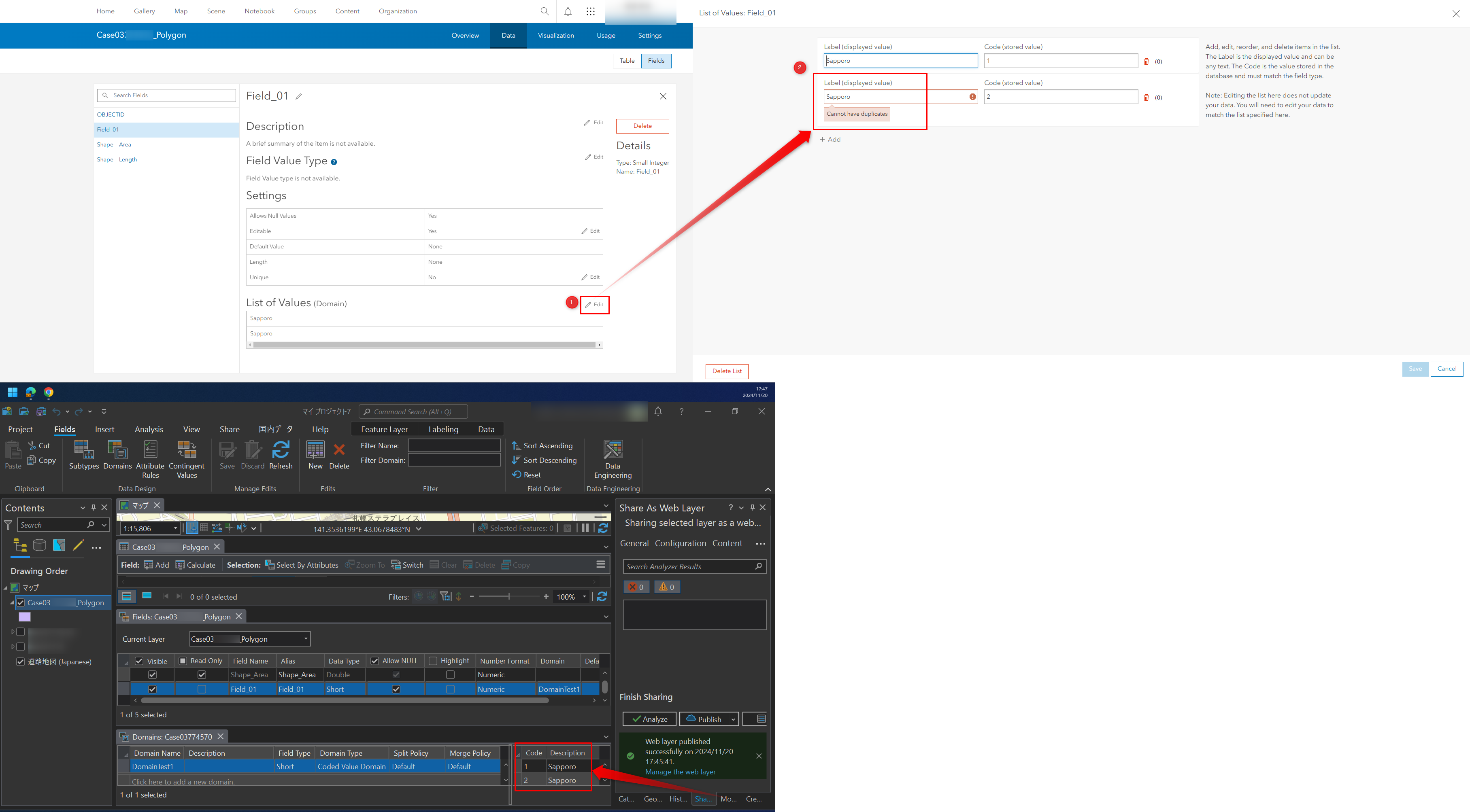 Solved: Has the specification of Coded Value Domain in Arc... - Esri Community