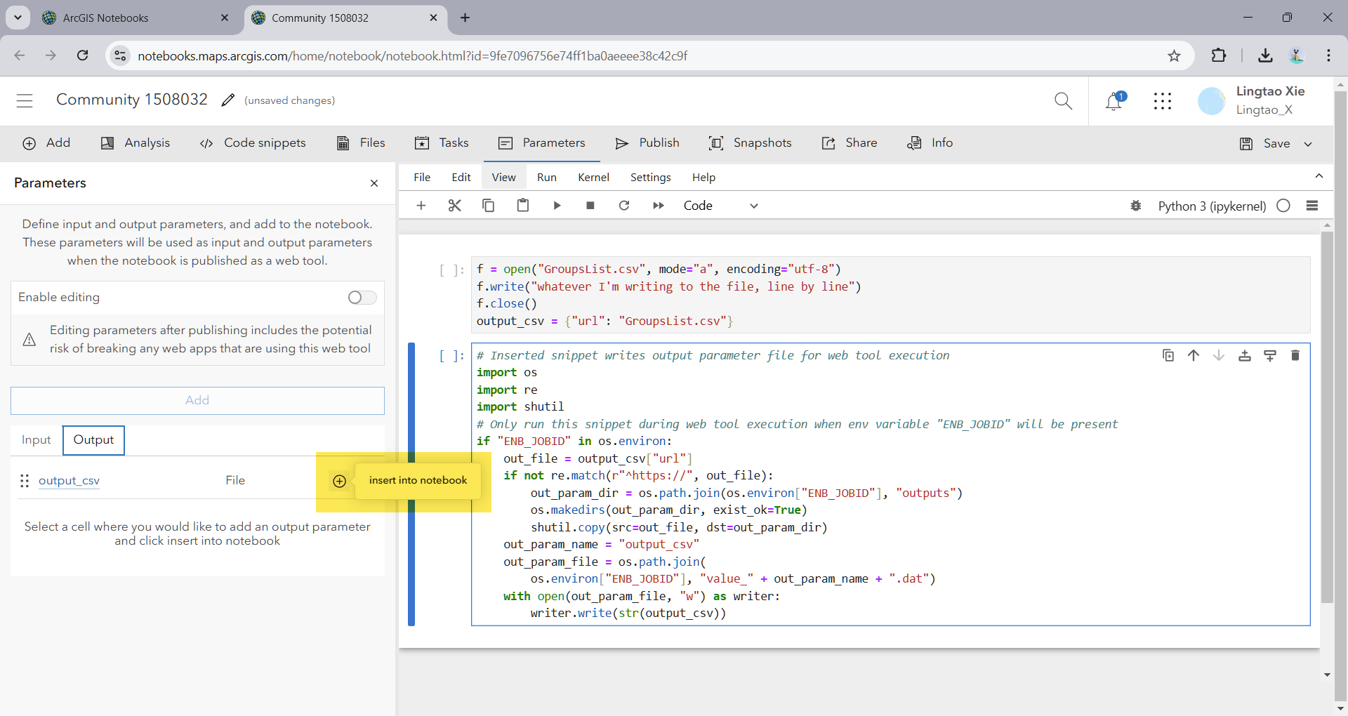 Solved: File Output Paramter in WebTool that was published... - Esri Community