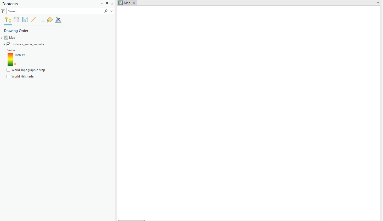 No view showing in Map view for raster data - Esri Community