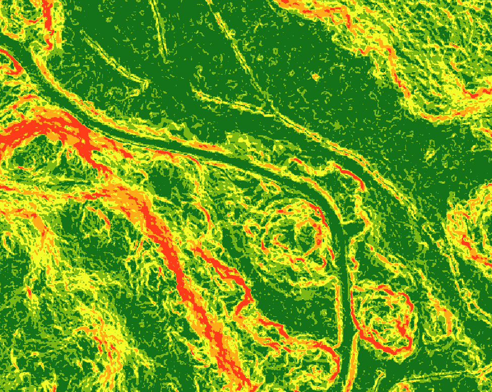 Solved: Slope calculation with high raster resolution - Esri Community