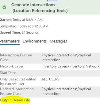 Get changes to intersections with the Generate Int... - Esri Community