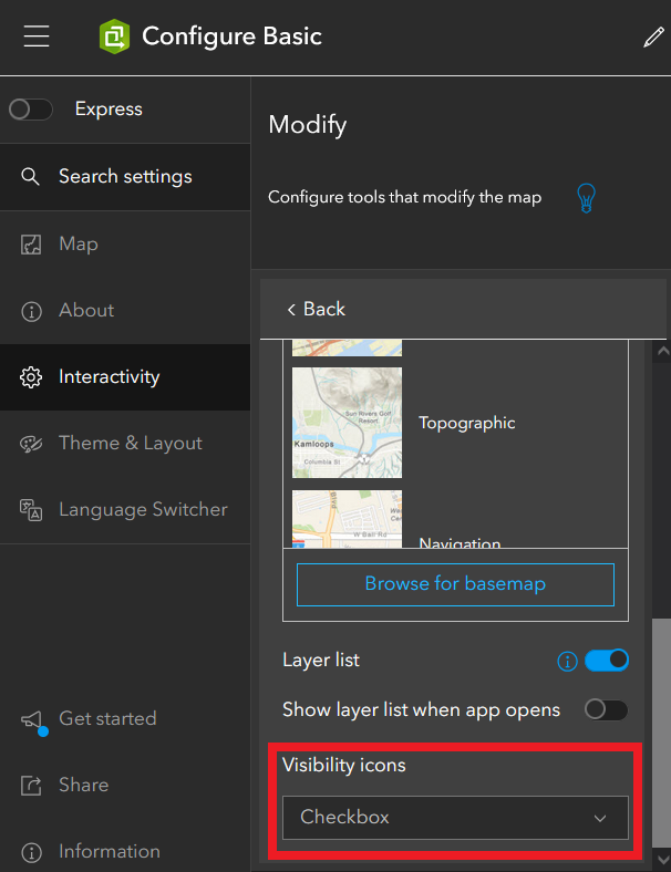 Layer check box on new map viewer - Esri Community