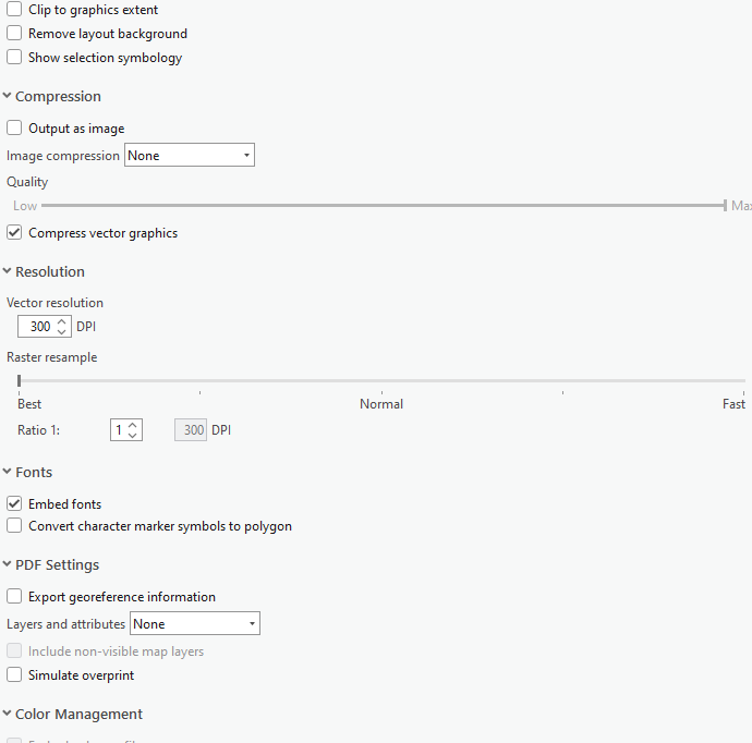 Fix up PDF generation in Pro - Esri Community