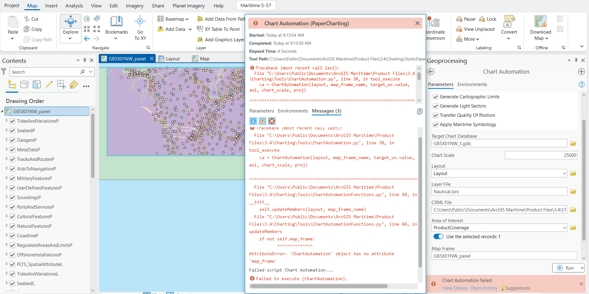 Solved: Automate Maritime chart finishing in ArcGIS Pro 3.... - Esri Community