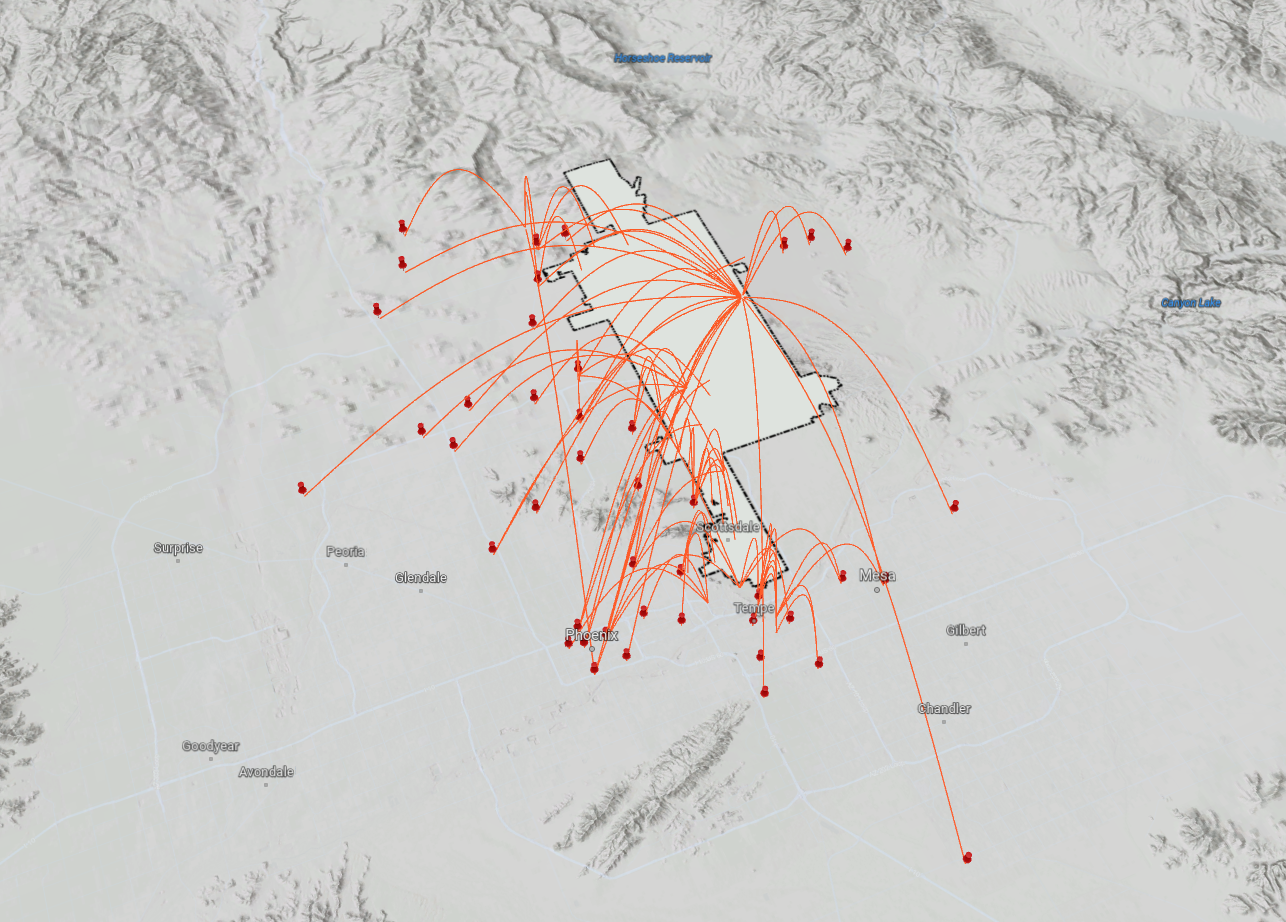 How to draw a 3D arc (flight path) in ArcGIS Pro? - Esri Community