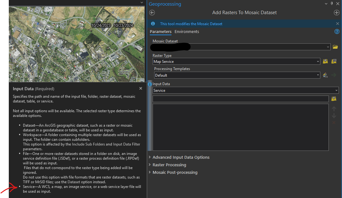 Converting tile cache service layer to /ImageServe... - Esri Community