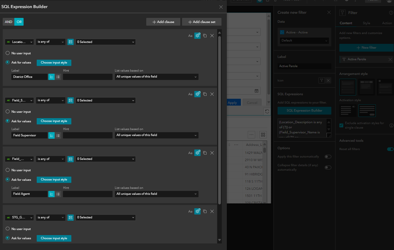 Experience Builder Filters not displaying values - Esri Community