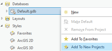 ArcGIS Pro Styles: Allow add to favorites and add ... - Esri Community